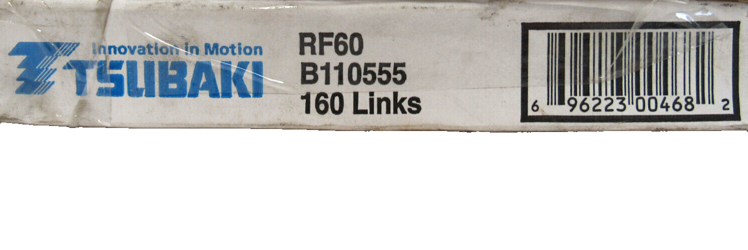 NEW TSUBAKI RF60 ROLLER CHAIN 160 LINKS 10FT B110555 - SB Industrial ...