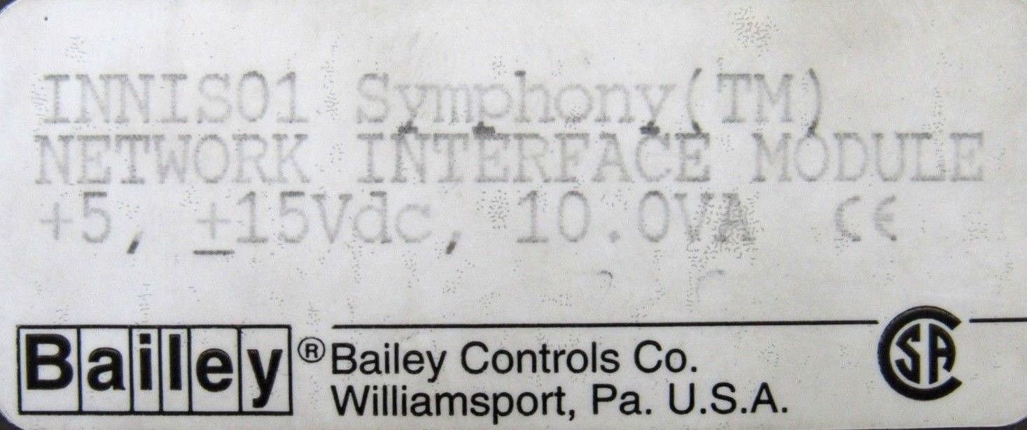 USED BAILEY INNIS01 NETWORK INTERFACE MODULE INFI 90 - SB Industrial ...