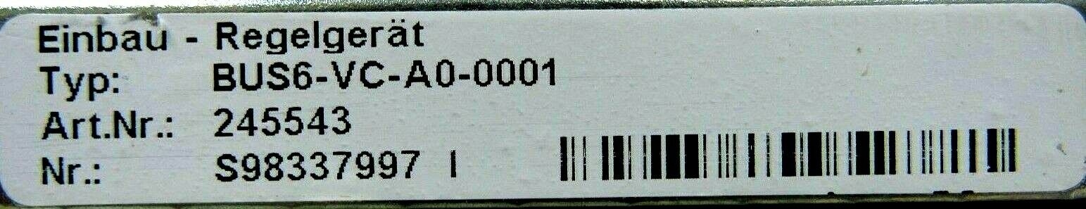 USED BAUMULLER BUS6-VC-A0-0001 DRIVE WITH BUS621-02/03-54-0-000 POWER ...