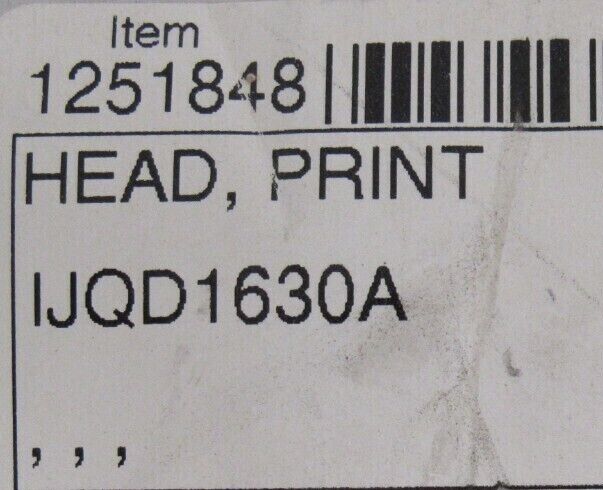 USED MARSH 1630A PRINTHEAD 1251848 IJQD1630A - SB Industrial Supply, Inc.