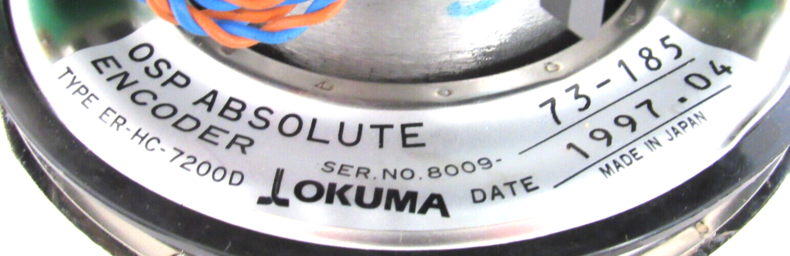 USED OKUMA ER-HC-7200D ABSOLUTE ENCODER ERHC7200D - SB Industrial ...