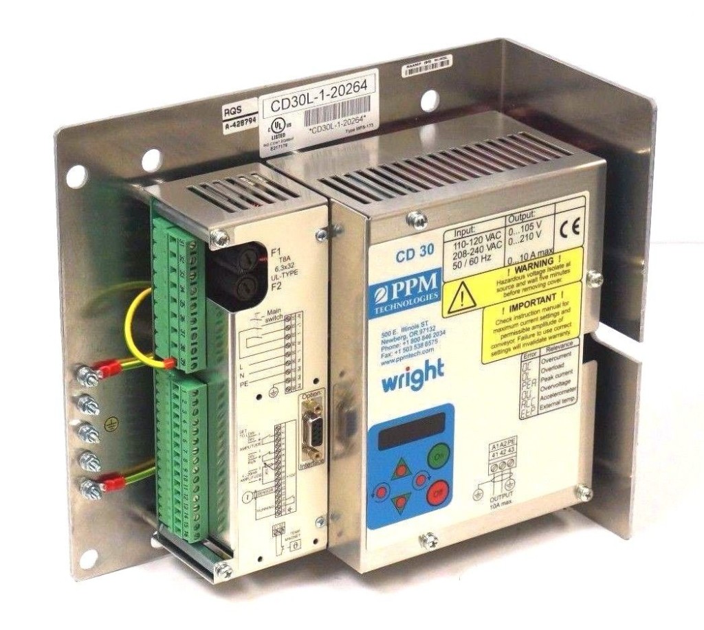 NEW PPM TECHNOLOGIES CD30L-1-20264 CONTROLLER TYPE: MFS-173 ...