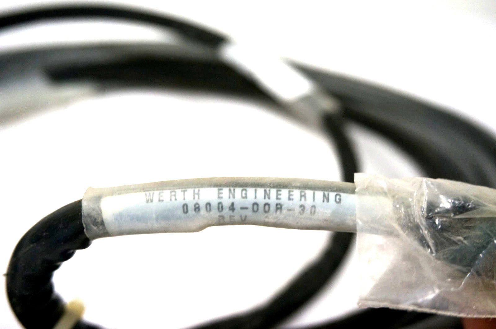 NEW WERTH ENGINEERING 08004-00R-30 REV. C CABLE ASSEMBLY 0800400R30 ...