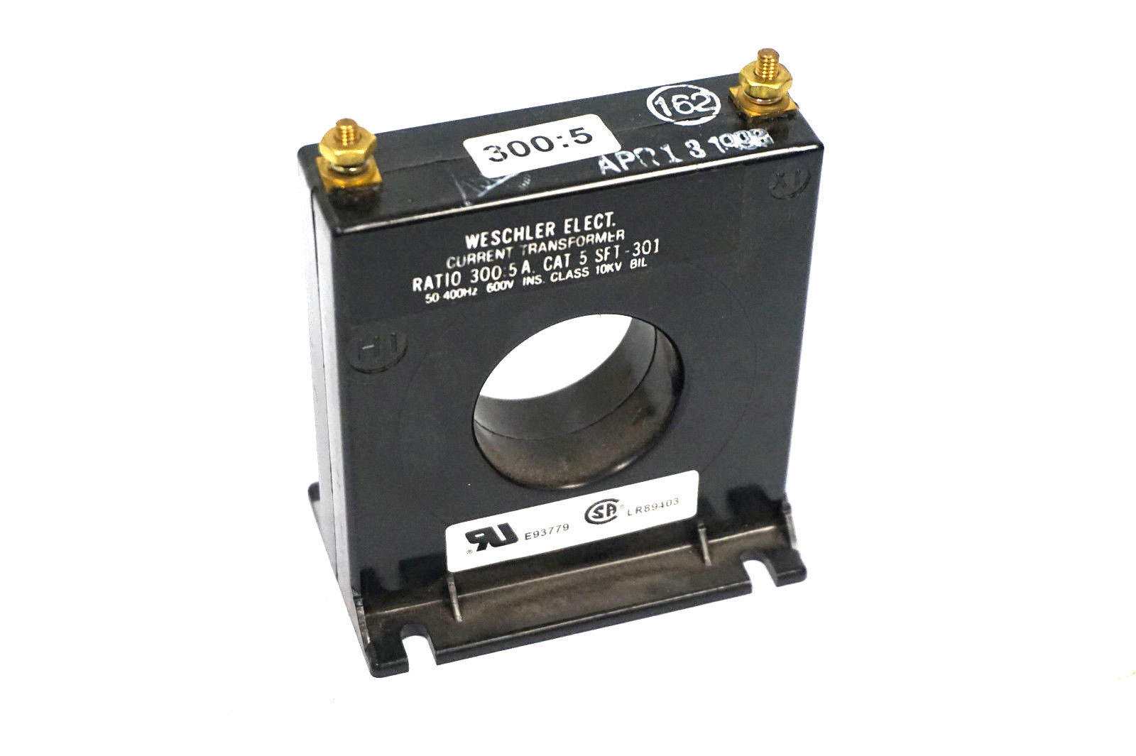 NEW WESCHLER ELECTRIC LR89403 CURRENT TRANSFORMER - SB Industrial ...