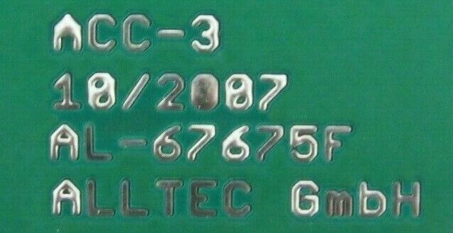 NEW ALLTEC AL-67675F CIRCUIT BOARD FOR VIDEOJET ACC-3 AL-67676 AL67675F ...