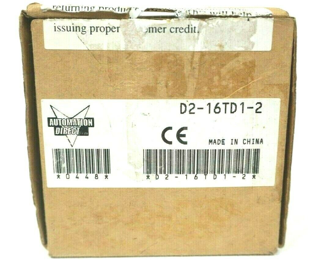 NEW AUTOMATION DIRECT D2-16TD1-2 OUTPUT MODULE D216TD12 - SB Industrial Supply, Inc.