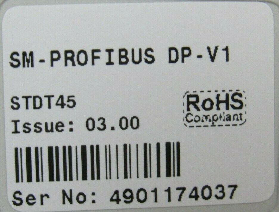 NEW CONTROL TECHNIQUES SM-PROFIBUS-DP-V1 COMMUNICATION MODULE 82000000011000 - SB Industrial ...