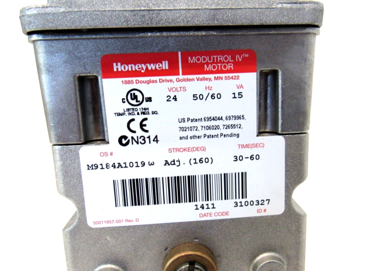 NEW HONEYWELL M9184A1019 MODUTROL IV MOTOR - SB Industrial Supply, Inc.