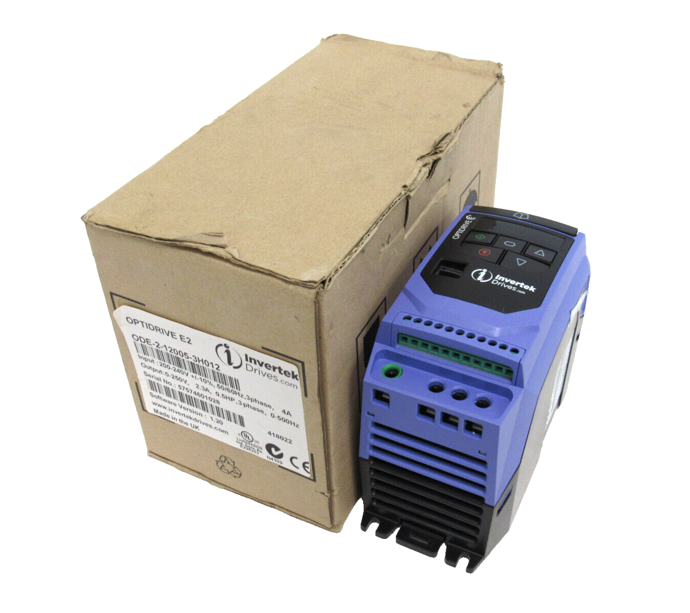 NEW INVERTEK 0DE-2-12005-3H012 OPTIDRIVE E2 0DE2120053H012 - SB ...