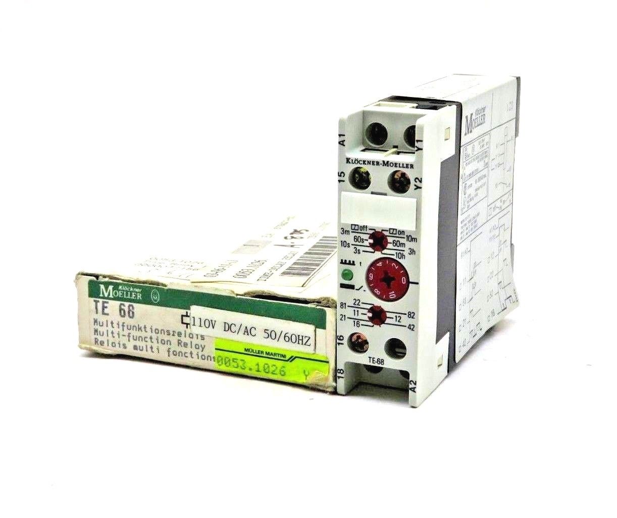 NEW KLOCKNER MOELLER TE-68 TIME-DELAY RELAY TE68 - SB Industrial Supply ...