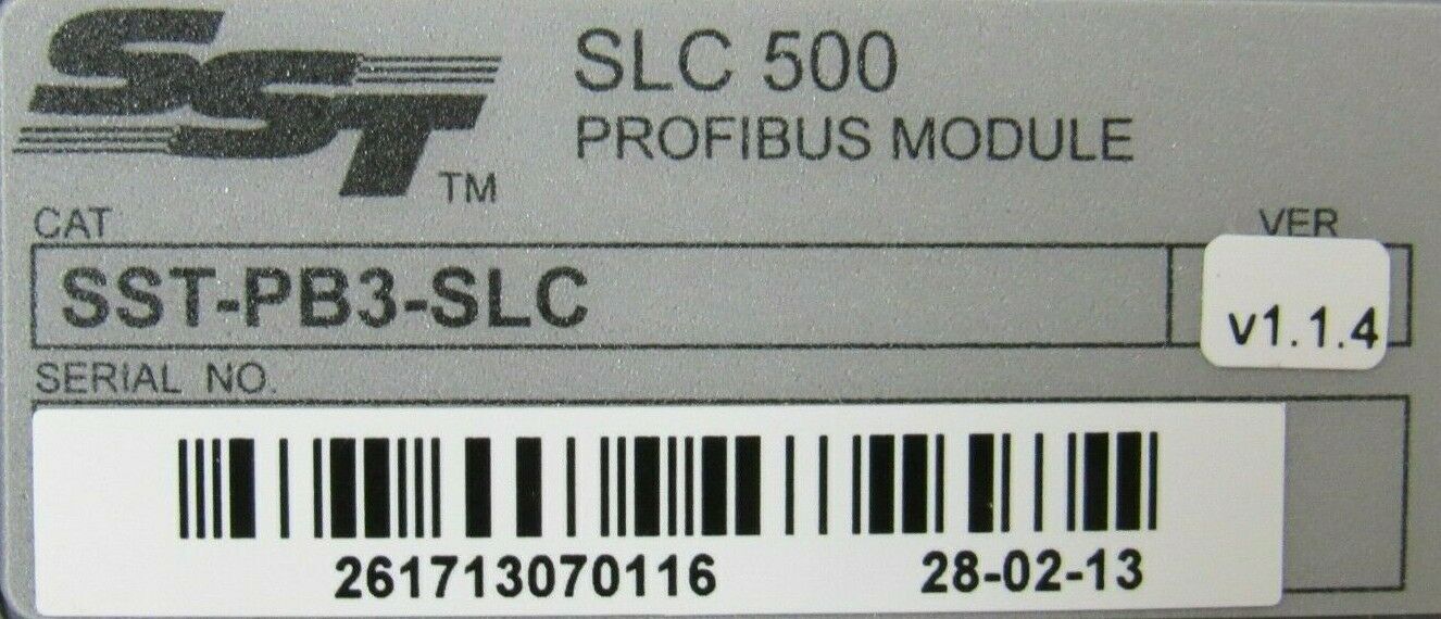 NEW MOLEX SST-PB3-SLC PROFIBUS MODULE SSTPB3SLC VER V1.1.4 - SB ...