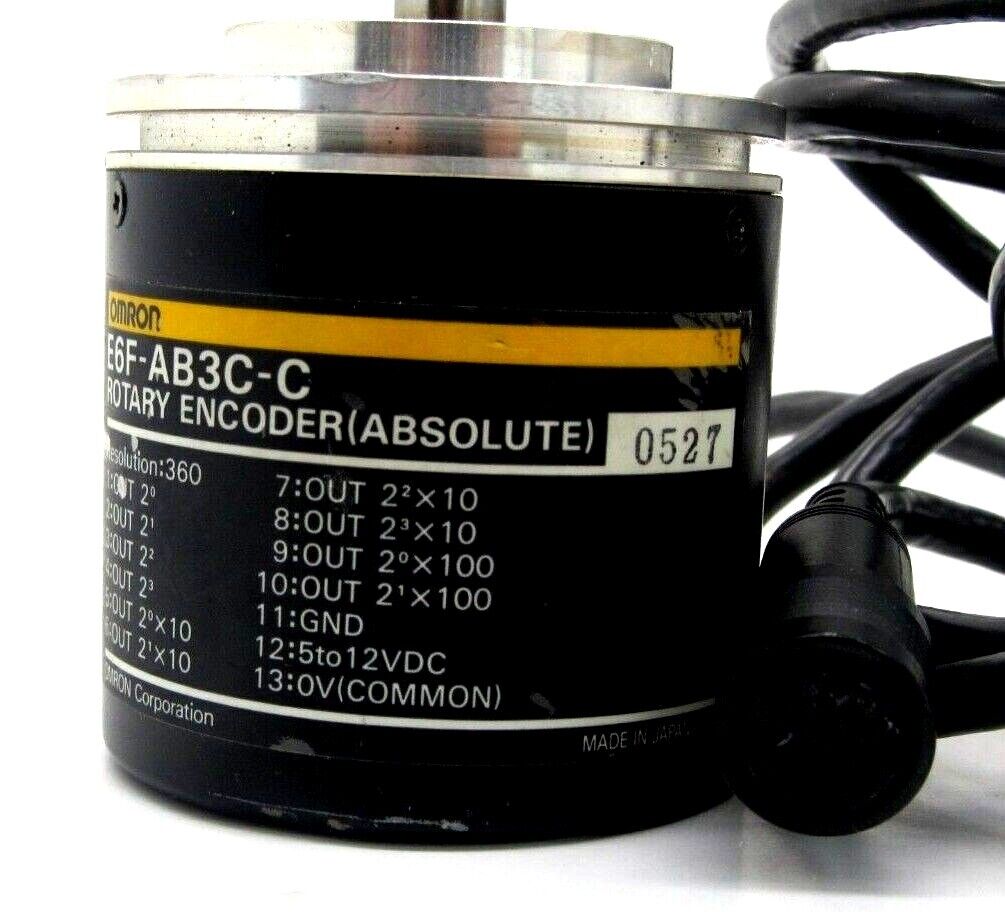 NEW OMRON E6F-AB3C-C ROTARY ENCODER E6FAB3CC - SB Industrial Supply, Inc.