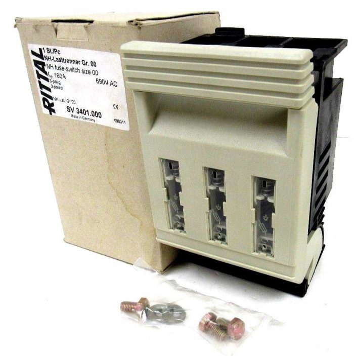 NEW RITTAL SV3401.000 DISCONNECTOR FUSE SWITCH SV3401000 NH-LATR GR.00 ...