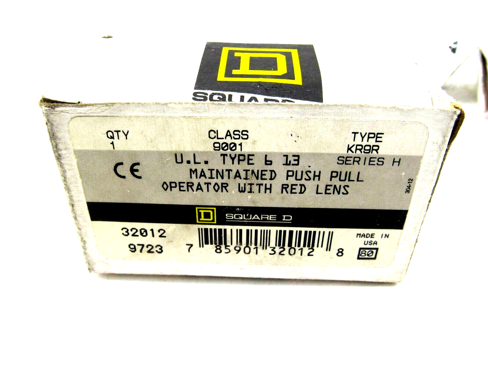 NEW SQUARE D 9001-KR9R PUSH BUTTON SERIES H 9001KR9R - SB Industrial ...