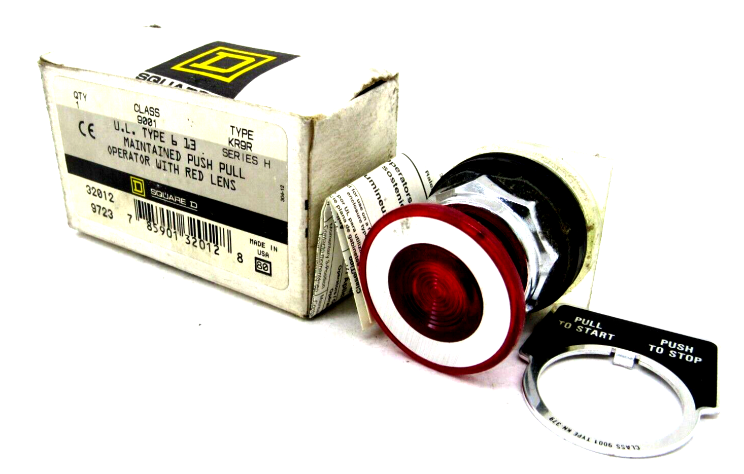 NEW SQUARE D 9001-KR9R PUSH BUTTON SERIES H 9001KR9R - SB Industrial ...