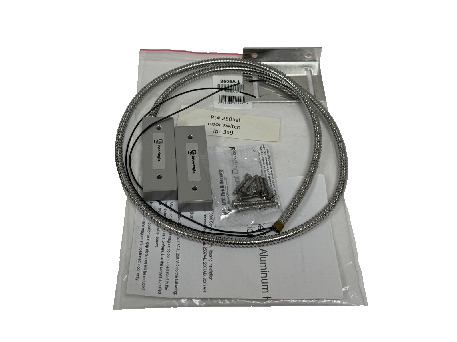 NEW UTC INTERLOGIX 2505A-L DOOR SWITCH 2505AL - SB Industrial Supply, Inc.