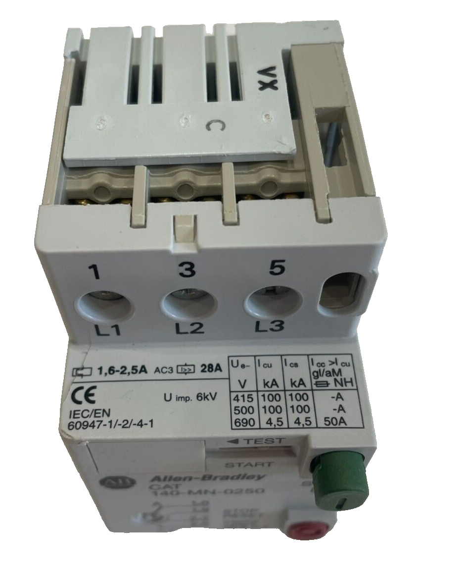 A / B 140-MN-0250 MOTOR STARTER SER.D 140MN0250 NEW, SURPLUS - SB ...