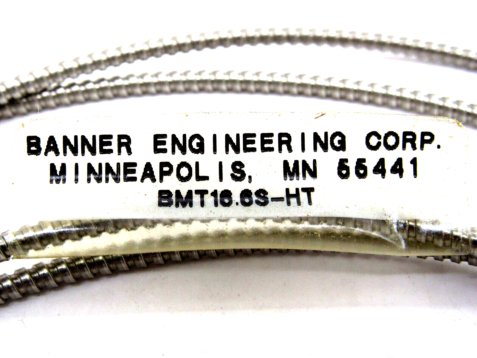 NEW BANNER BMT16.6S-HT GLASS FIBER DIFUSE MODE 1.57MM 64397 BMT166SHT ...