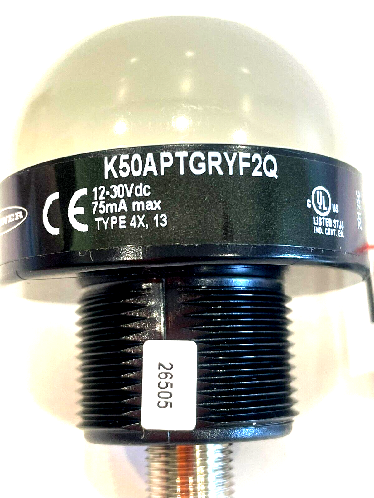 NEW BANNER ENGINEERING K50APTGRYF2Q TOUCH PUSH BUTTON - SB Industrial ...