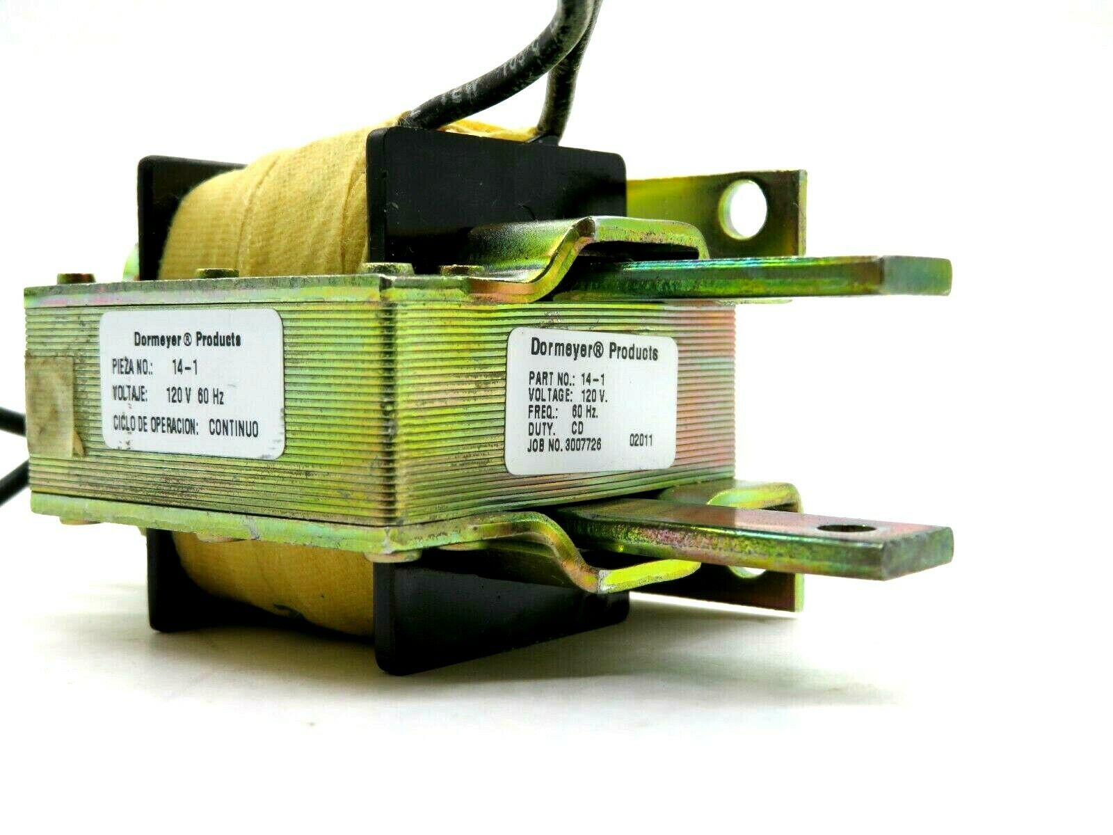 NEW DORMEYER 14-1 SOLENOID COIL 2WIRE 120V 60HZ 141 - SB Industrial ...