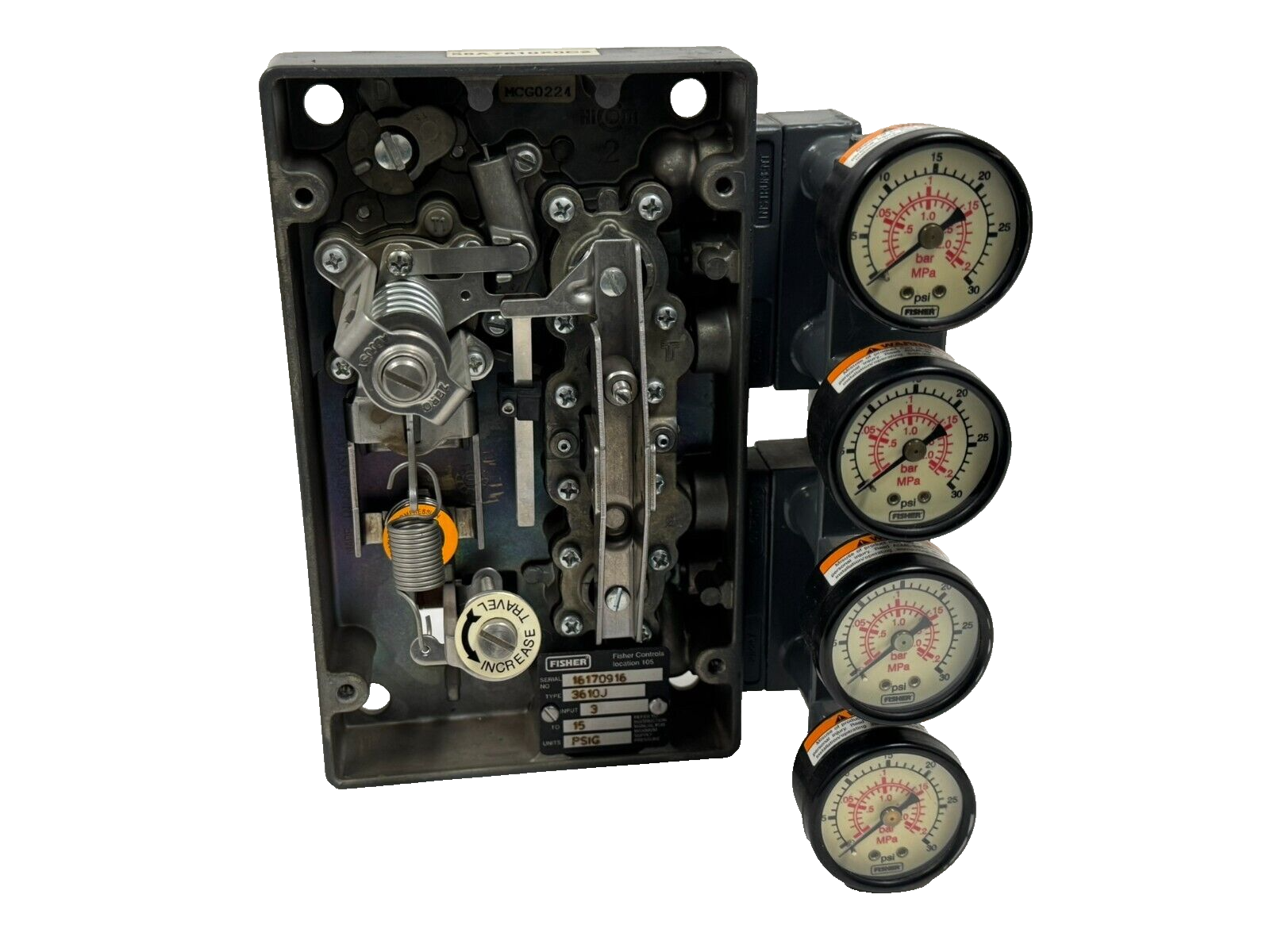 NEW FISHER 58A7810X0C2 VALVE POSITIONER SER. 3600 3610J 3-15PSIG - SB ...