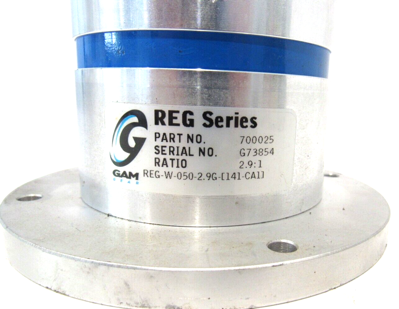 NEW GAM GEAR REG-W-050-2.9G-[141-CA1] GEAR REDUCER 700025 ...