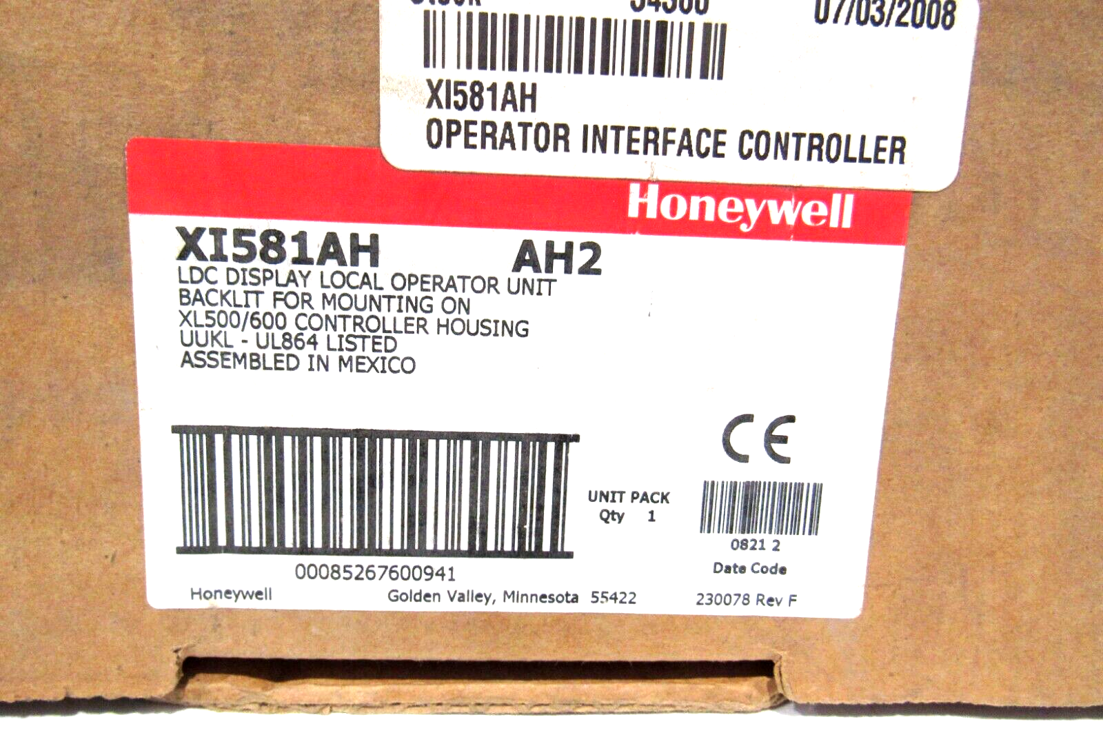 NEW HONEYWELL XI581AH OPERATOR INTERFACE CONTROLLER - SB Industrial ...