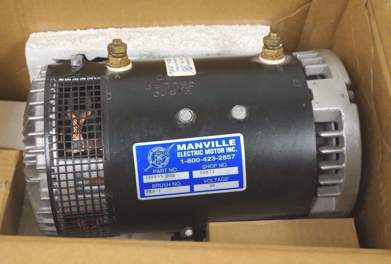 NEW MANVILLE 398895-REB ELECTRIC MOTOR 36V, 398895REB - SB Industrial ...