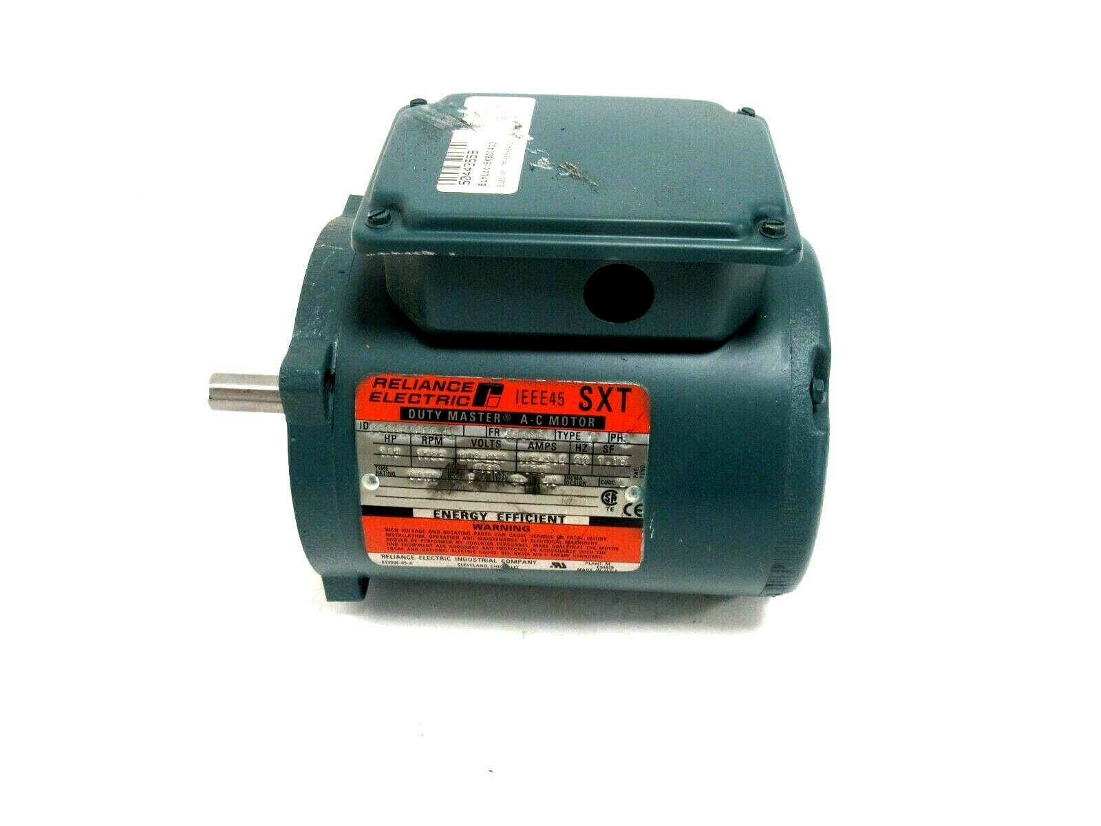 NEW RELIANCE ELECTRIC P56H5432M-JA MOTOR 1/3HP 1725RPM 208-230/460V 5/8 ...