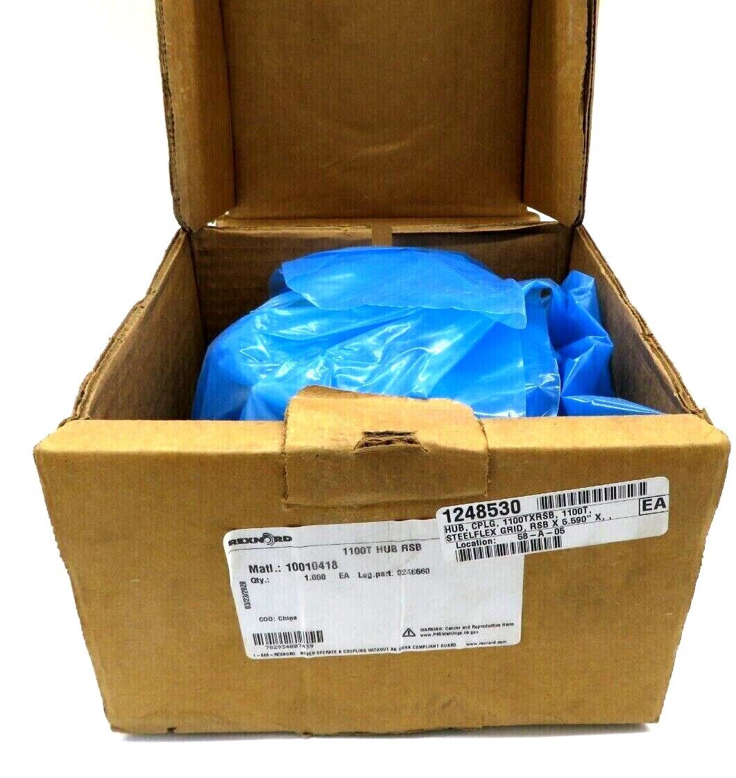 NEW REXNORD 0246660 HUB COUPLING 1100T RSB X 5.590" 10010418 - SB ...
