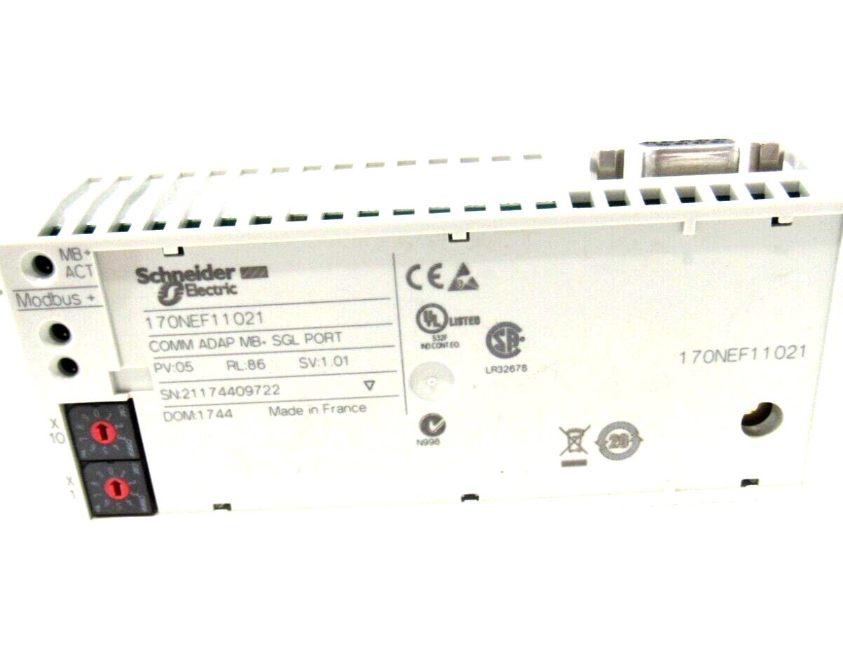 NEW SCHNEIDER ELECTRIC 170-NEF-110-21 COMMUNICATION ADAPTER 170NEF11021 ...
