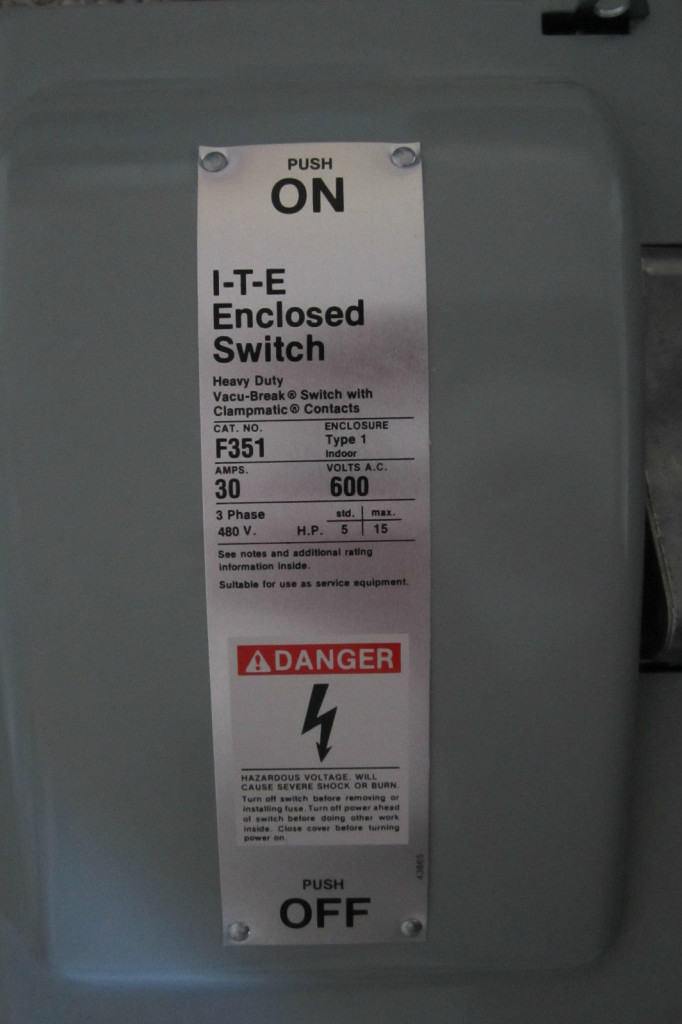 NEW SIEMENS F-351 SAFETY SWITCH ENCLOSURE F351 - SB Industrial Supply, Inc.