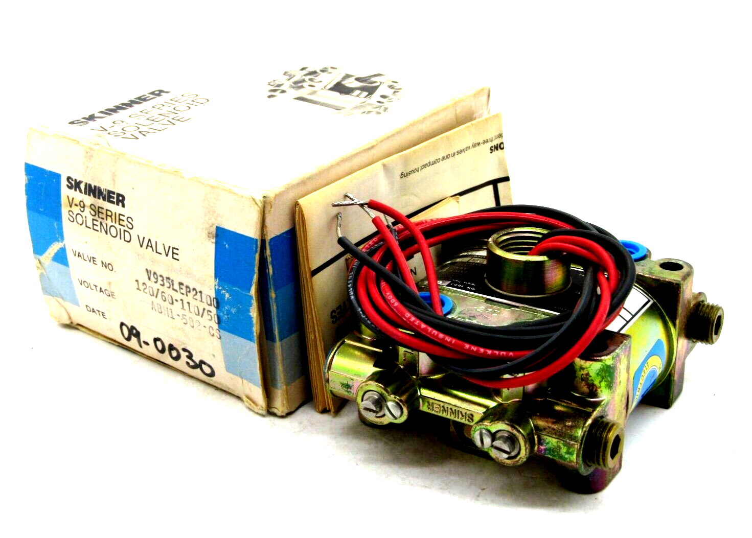 NEW SKINNER V935LEP2100 SOLENOID VALVE SERIES V-9 - SB Industrial ...