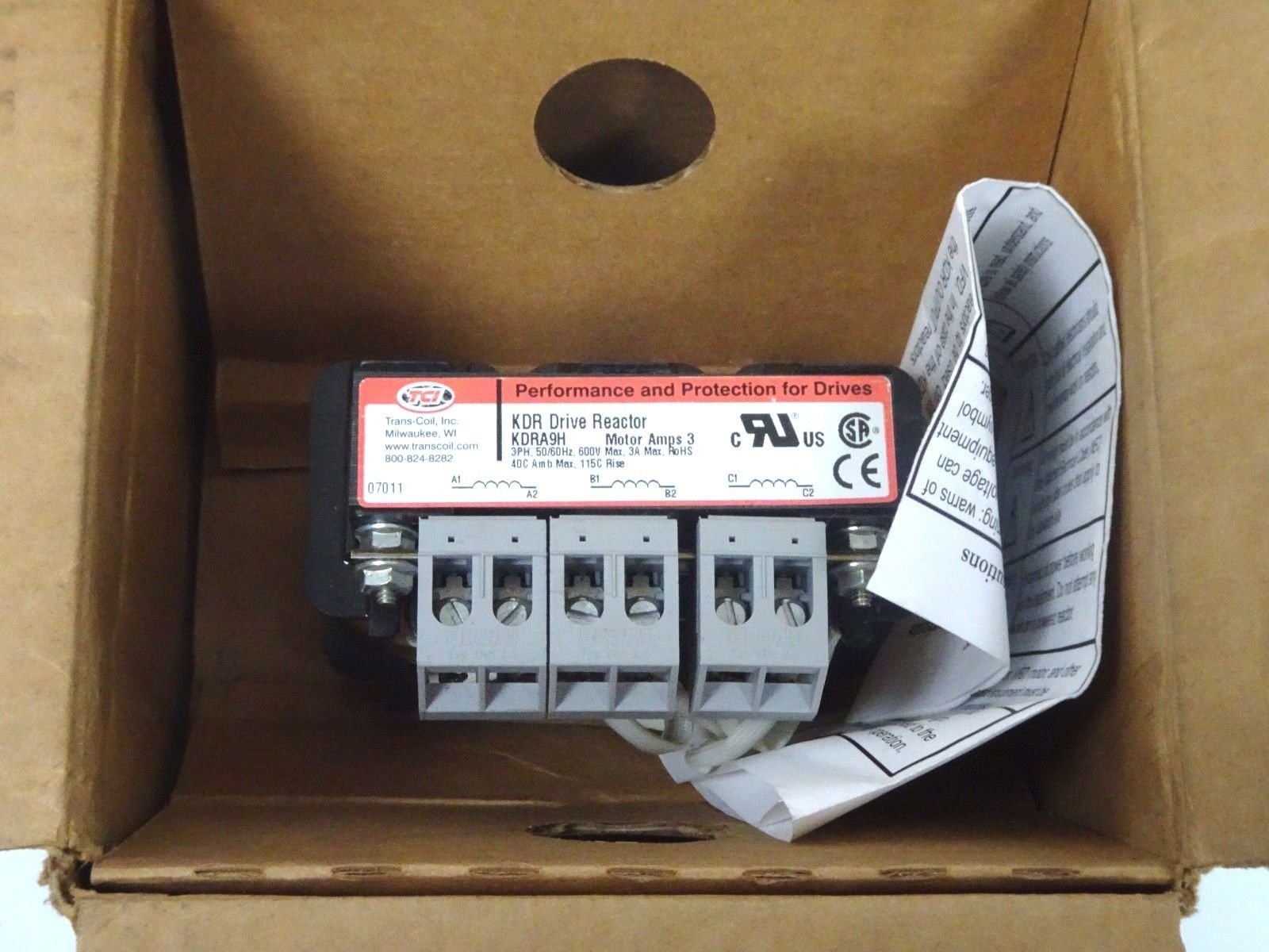 NEW TCI KDRA9H DRIVE REACTOR - SB Industrial Supply, Inc.