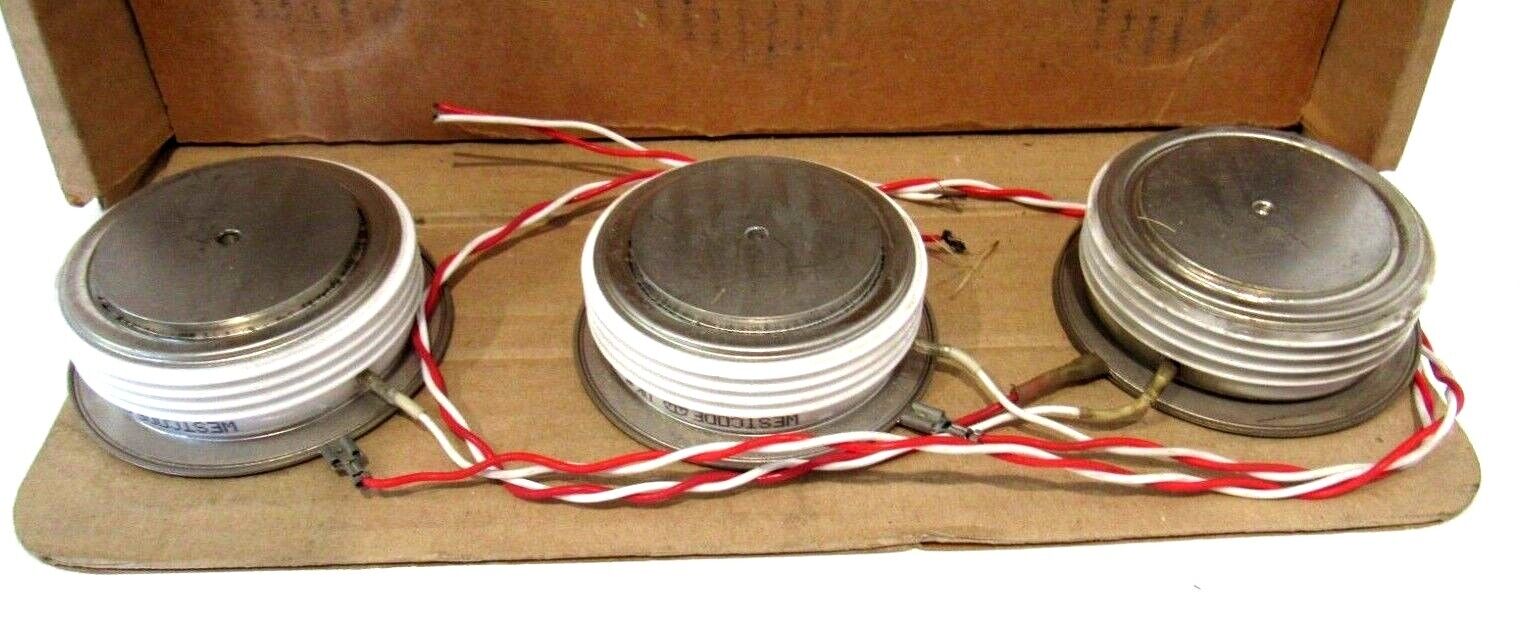 BOX OF 3 NEW WESTCODE 2022-800-0026P3 THYRISTOR 20228000026P3 - SB ...