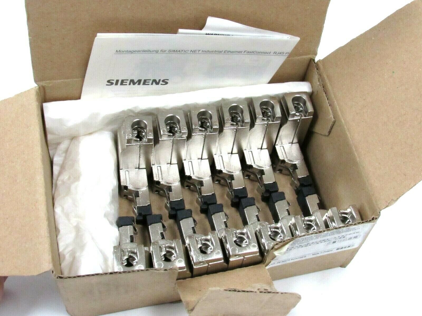 LOT OF 13 NEW SIEMENS 6GK1901-1BB20-2AB0 PROFINET PLUGS ...