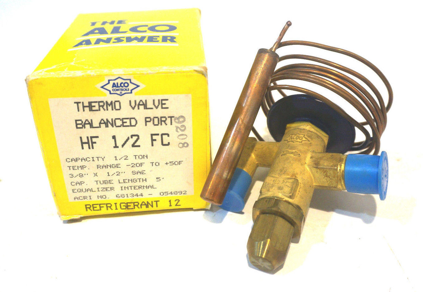 NEW ALCO CONTROLS HF-1/2-FC THERMO VALVE HF12FC - SB Industrial Supply ...