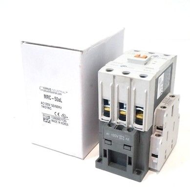 NEW CERUS INDUSTRIAL MRC-50AL CONTACTOR AC120V 50/60 HZ MRC50AL - SB ...