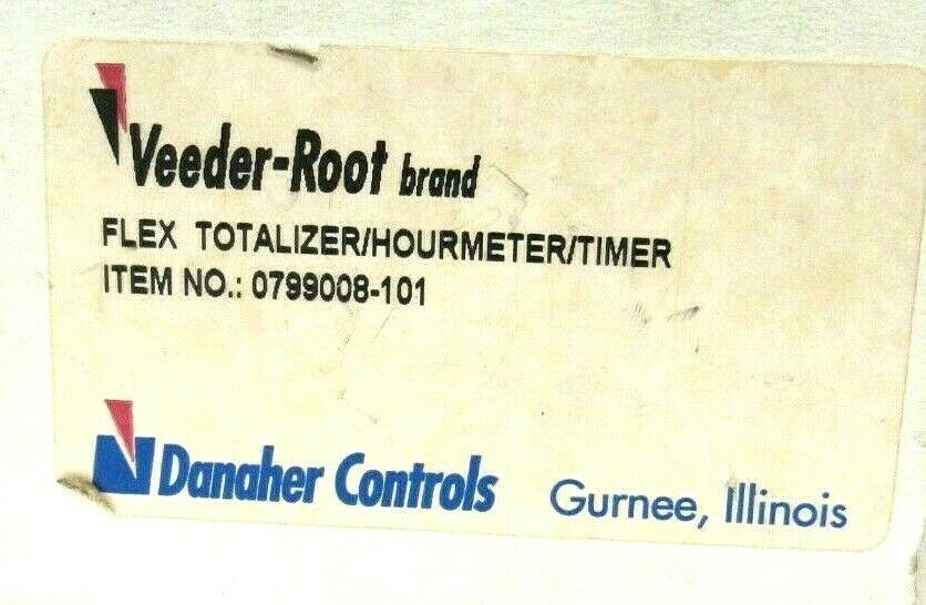 NEW DANAHER CONTROLS / VEEDER ROOT 0799008-101 TOTALIZER TIMER ...