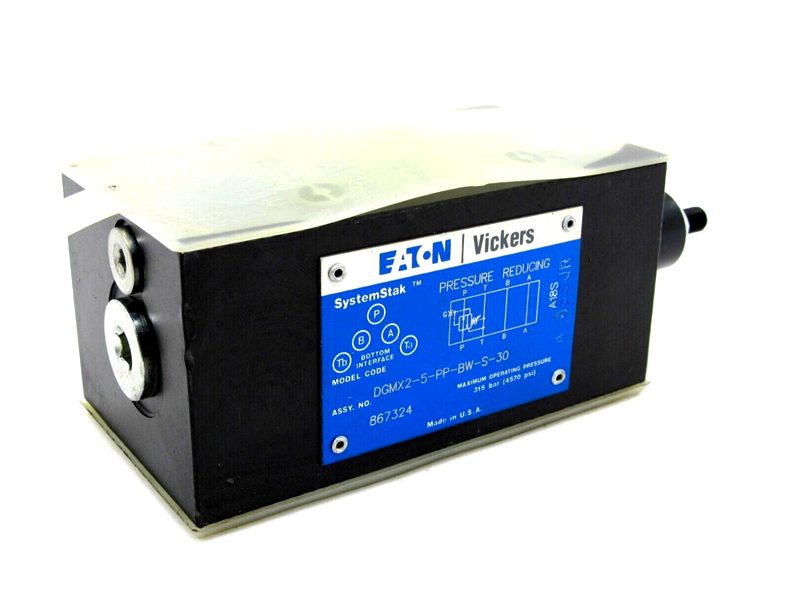 NEW EATON VICKERS DGMX2-5-PP-BW-S-30 RELIEF VALVE DGMX25PPBWS30 - SB ...