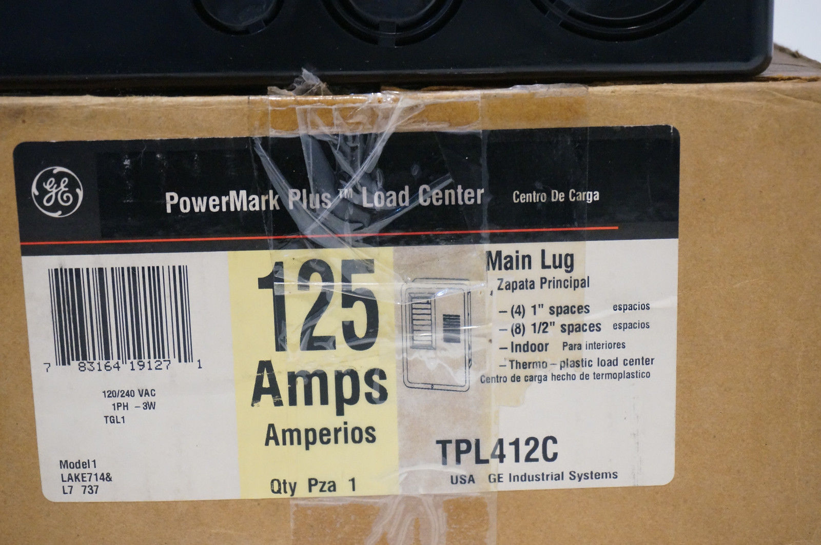 NEW GENERAL ELECTRIC TLP412C LOAD CENTER - SB Industrial Supply, Inc.