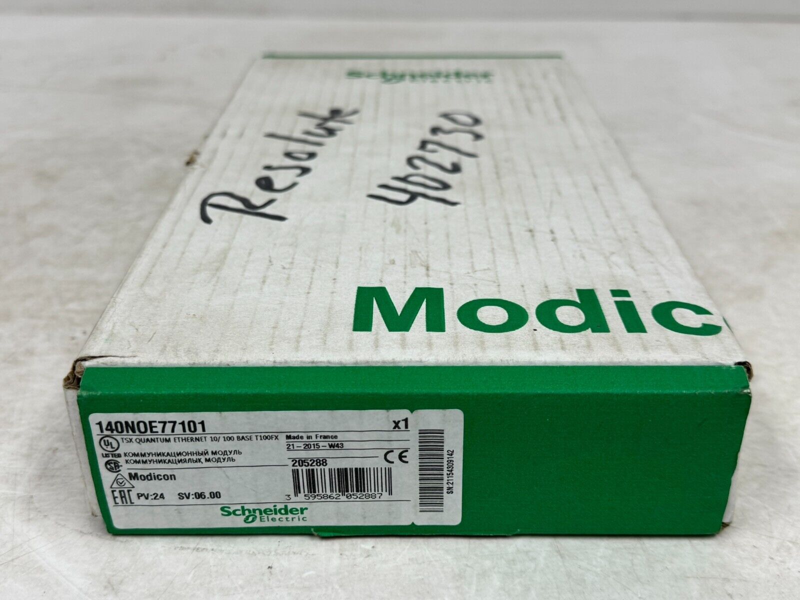 NEW SCHNEIDER / MODICON 140NOE77101 QUANTUM ETHERNET MODULE - SB ...
