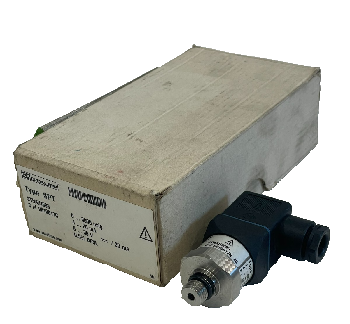 NEW STAUFF SPT STNA51593 PRESSURE TRANSMITTER - SB Industrial Supply, Inc.