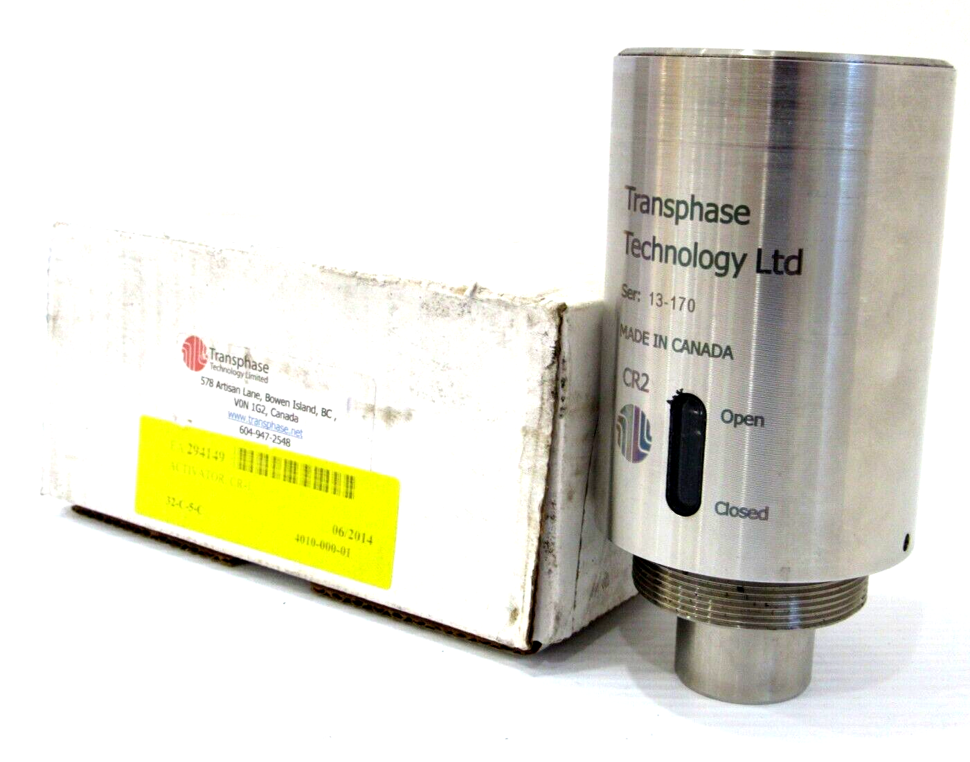 NEW TRANSPHASE TECHNOLOGY CR2 ACTUATORSSERIES 13-170 - SB Industrial ...