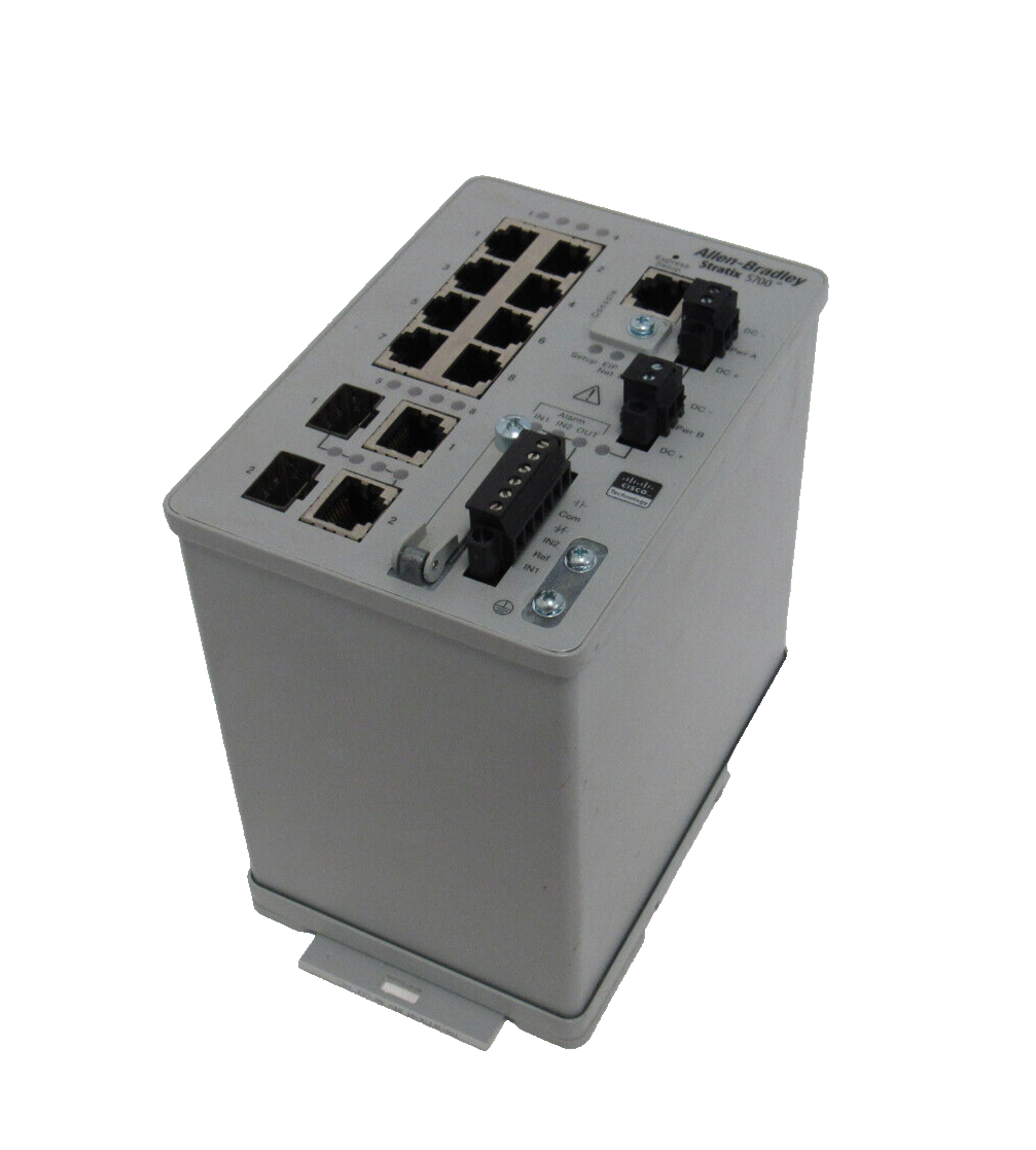 USED ALLEN BRADLEY 1783-BMS10CGN STRATIX 5700 ETHERNET SWITCH SER. A ...