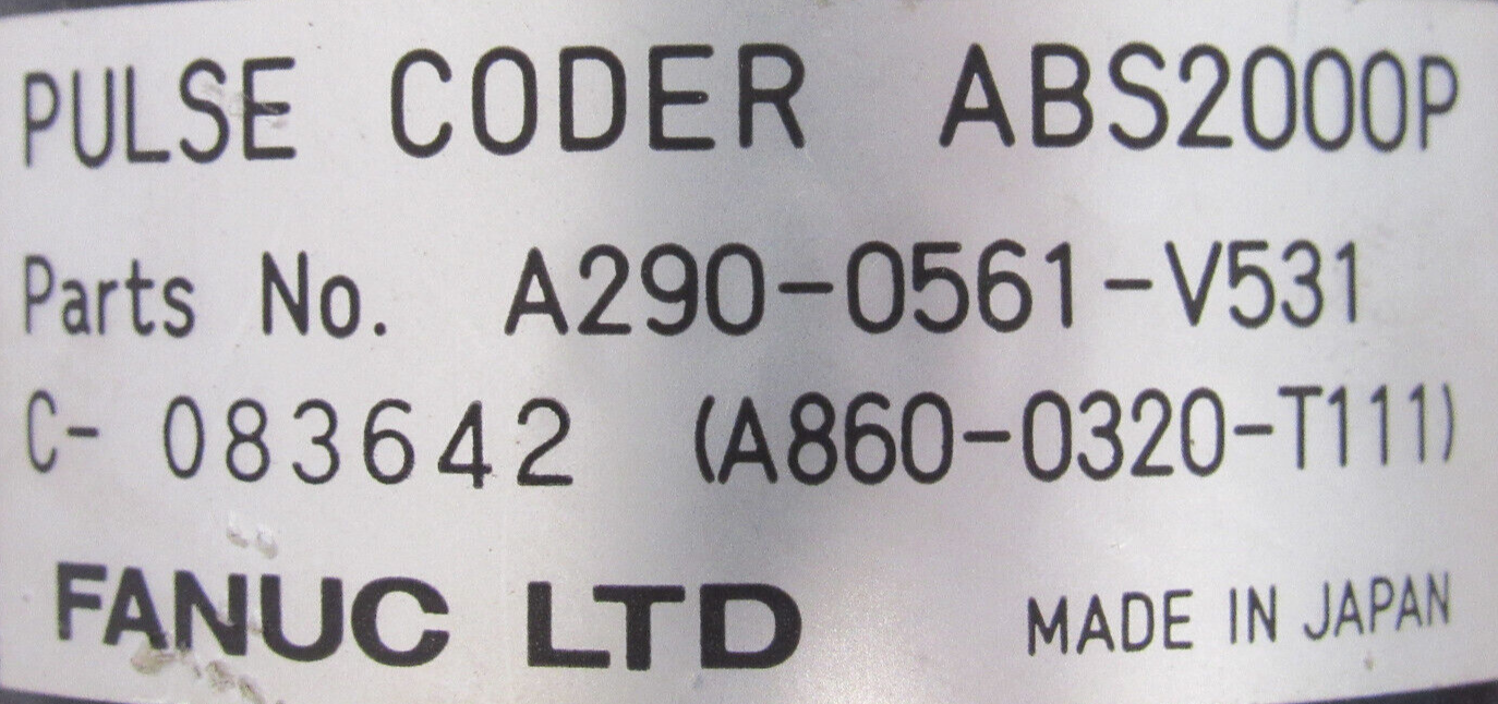 USED FANUC A290-0561-V531 PULSE CODER A2900561V531 - SB Industrial ...