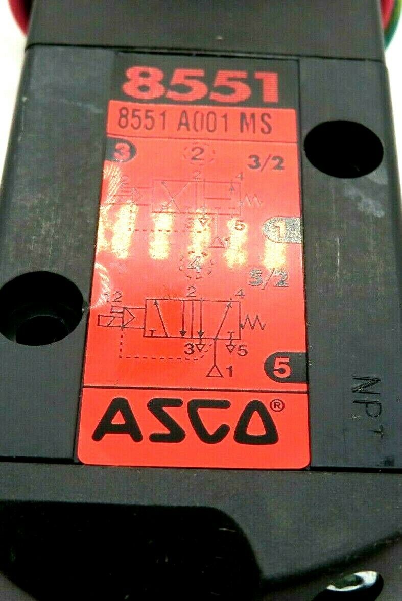 NEW ASCO EF8551A001MS SOLENOID VALVE A669534 - SB Industrial Supply, Inc.