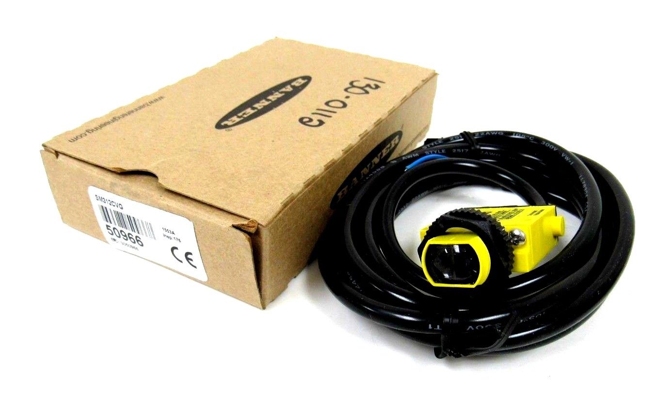 NEW BANNER SM312CVG MINI BEAM SENSOR 50966 - SB Industrial Supply, Inc.