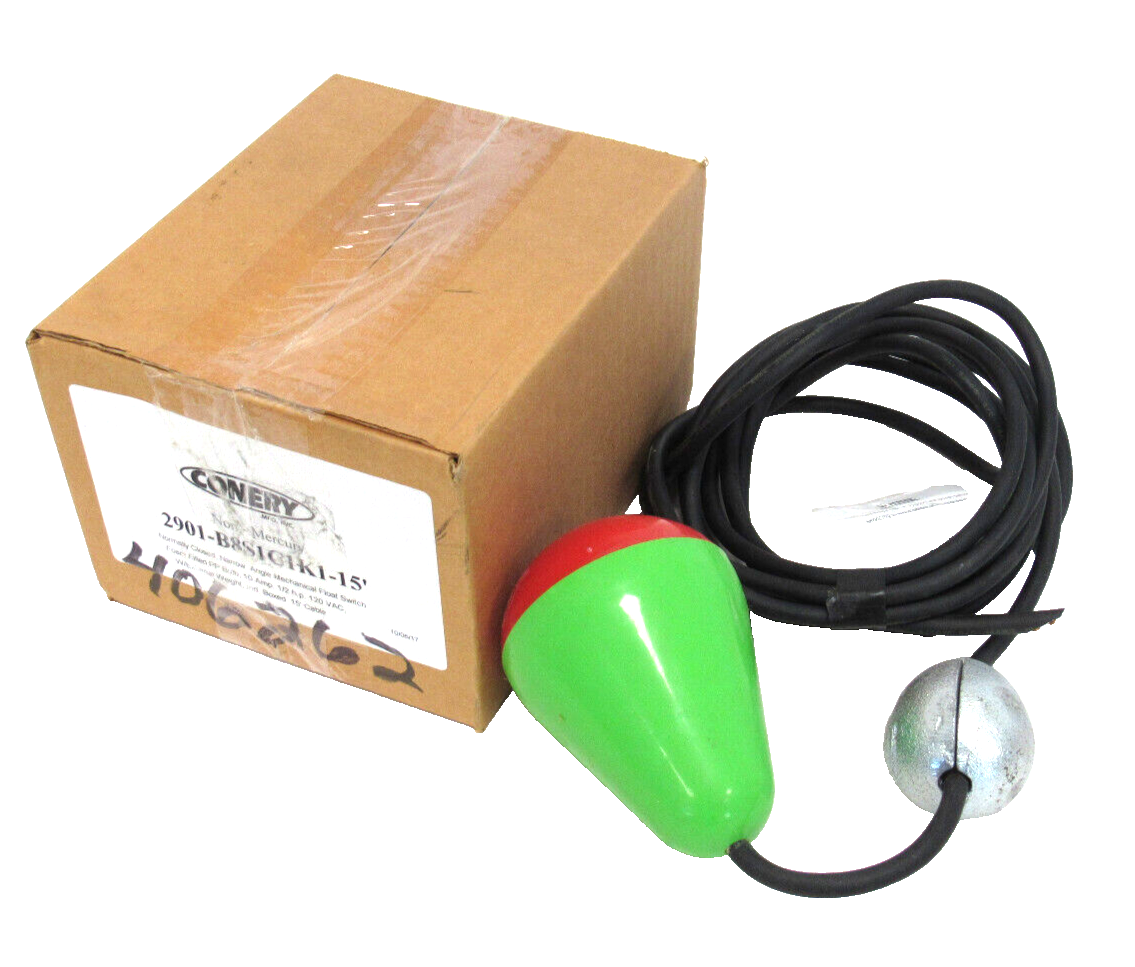NEW CONERY 2901-B8S1C1K1-15' FLOAT SWITCH MECHNA10 2901B8S1C1K115 - SB ...