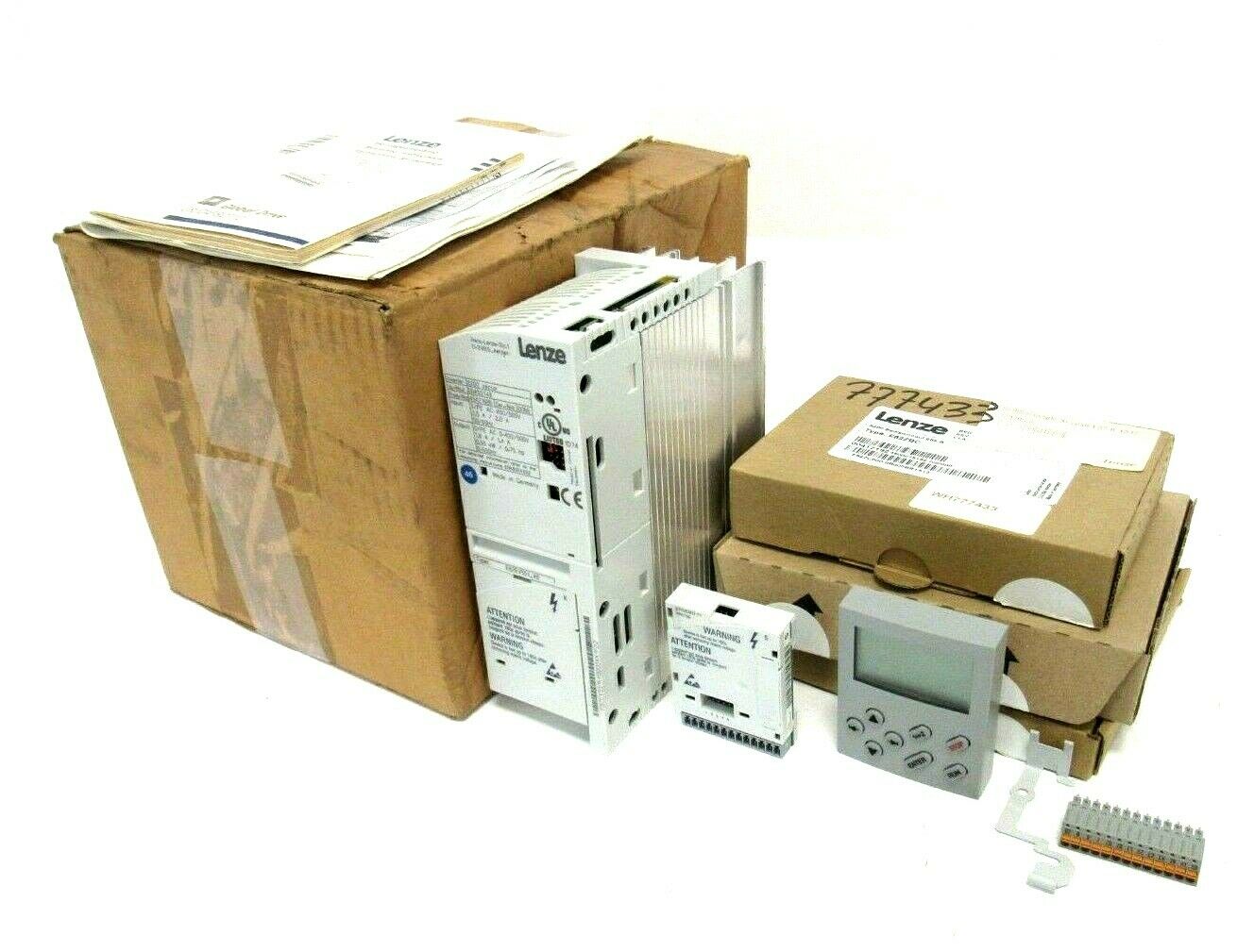 NEW LENZE E82EV551K4B000XX1P22 INVERTER 8200 E82ZBC E82ZAFSC010 ...